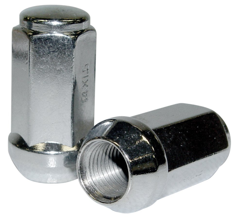 Chrome Lug Nuts M14 1 5 X 1 3 4 Long Set Of 5 PMB Performance