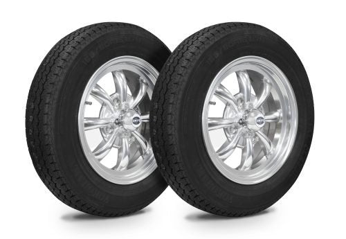 Wheel & Tire Combo GT-8 Polished 5.5x15 - 4/130, Yokohama GT Special 1 ...