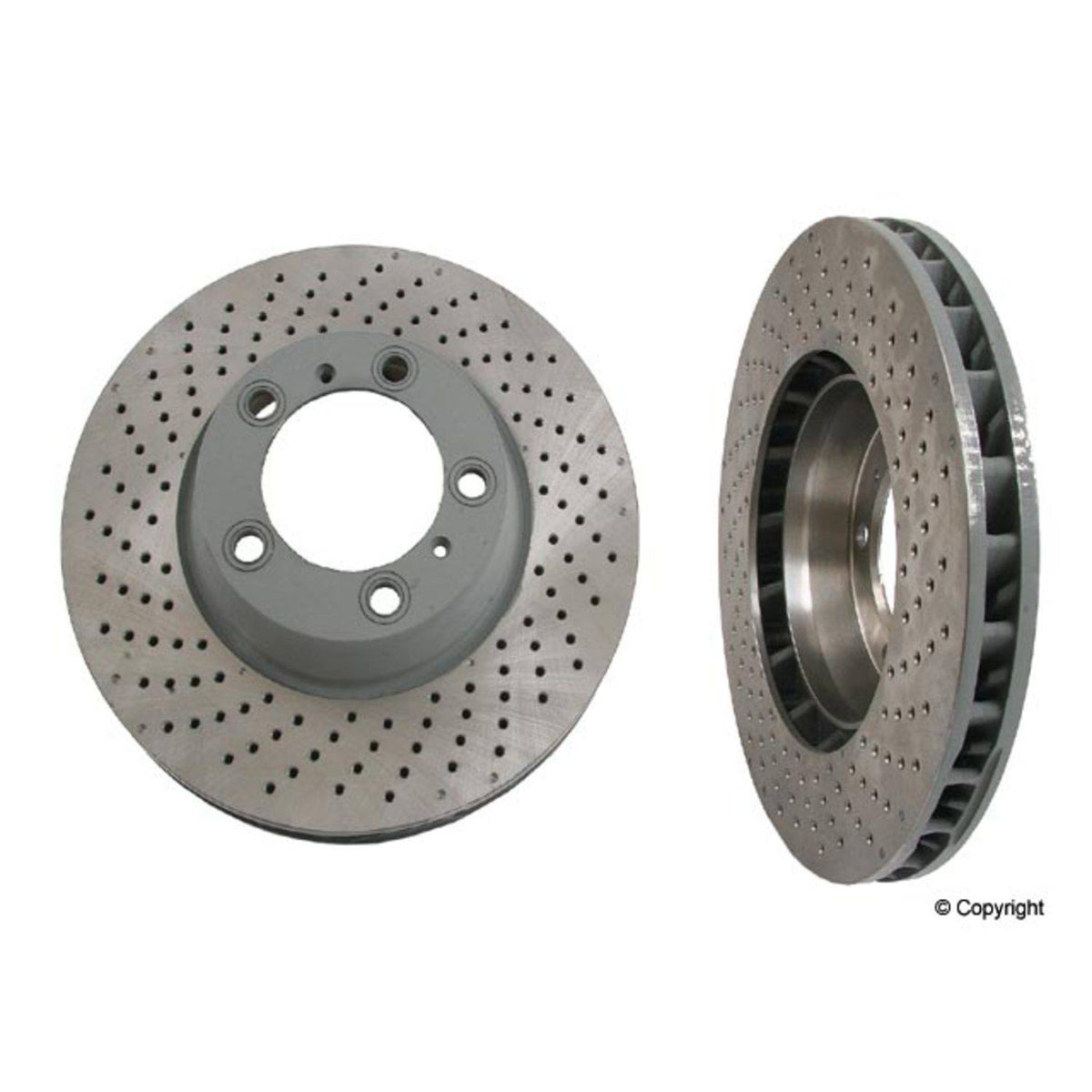 Sebro Front Right Brake Disc for Porsche 996 Turbo and 997 Carrera S ...