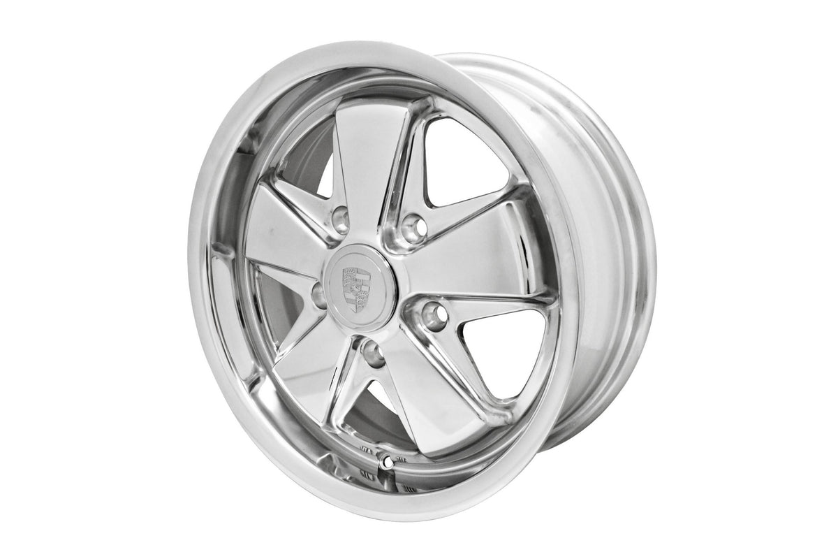 Fuchs Style Chrome Wheel 15x6" for Porsche 911, 912, 914-6 and 356C ...