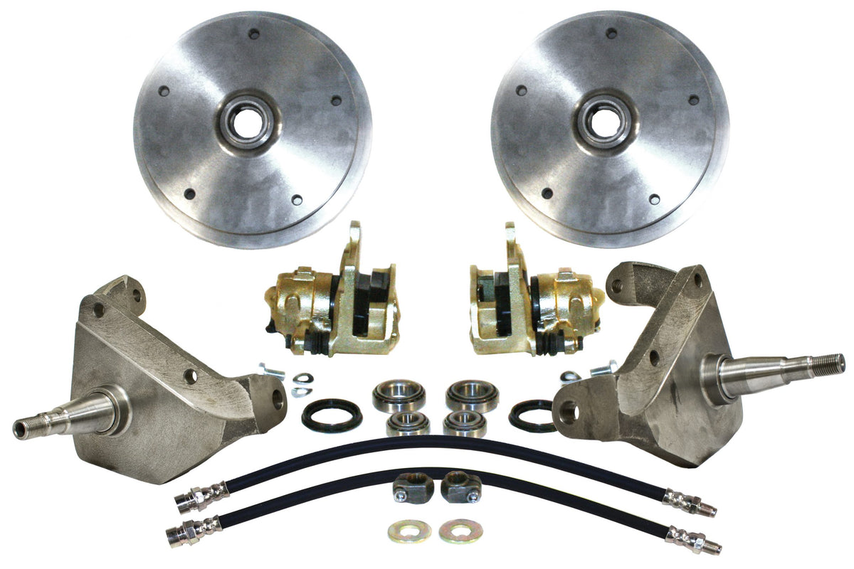 Drop Spindle 5/205 Front Disc Brake Kit, Double Drilled 5/130 with 14x ...