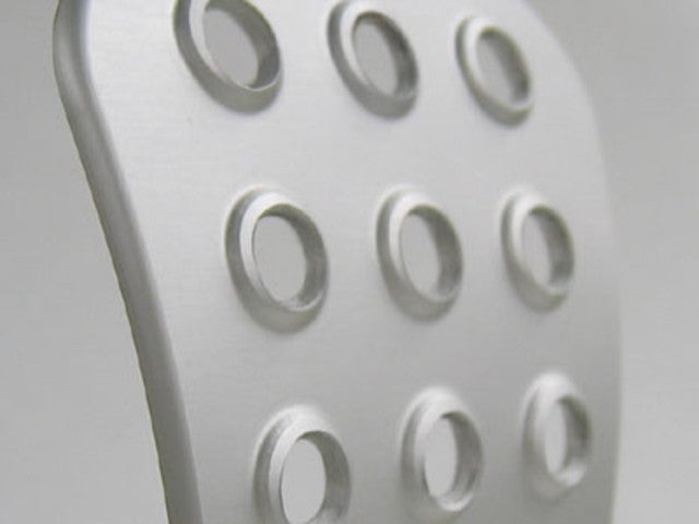 Rennline Perforated Aluminum Pedal Set for Porsche 964 and 993 Tiptron ...