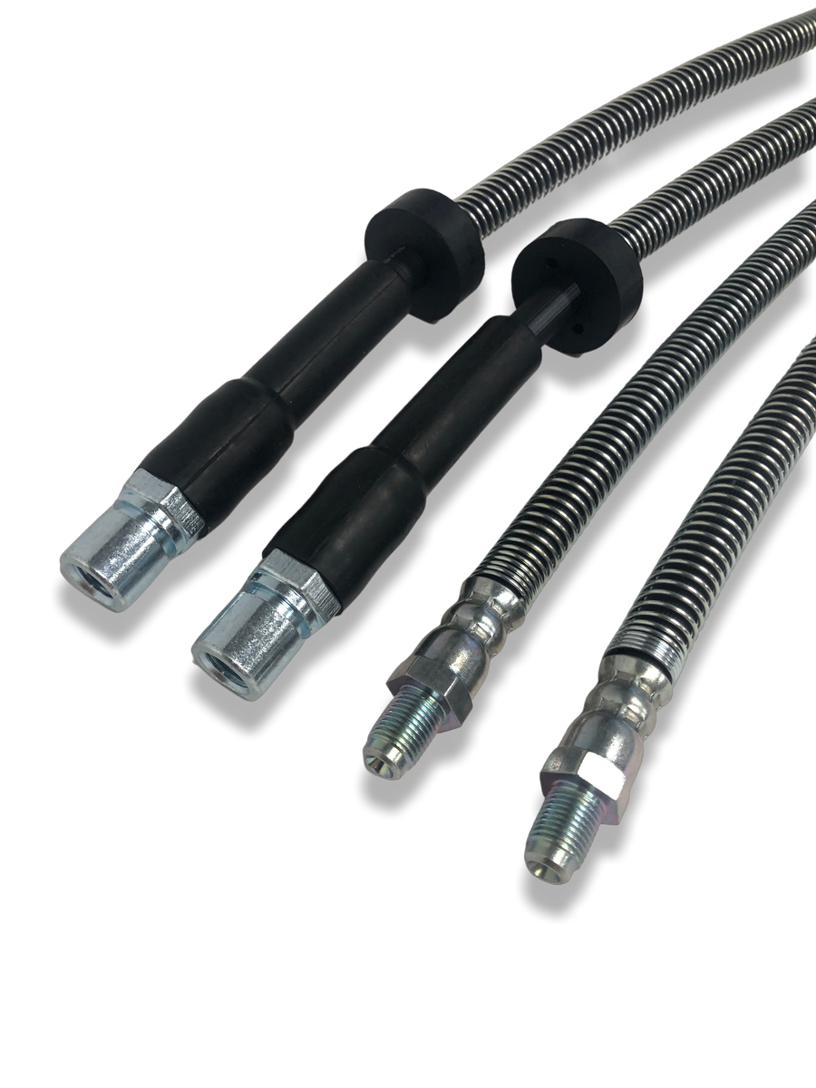 PMB Performance DirectFit Rubber Brake Lines - Set of 4 - 1983-95 Pors