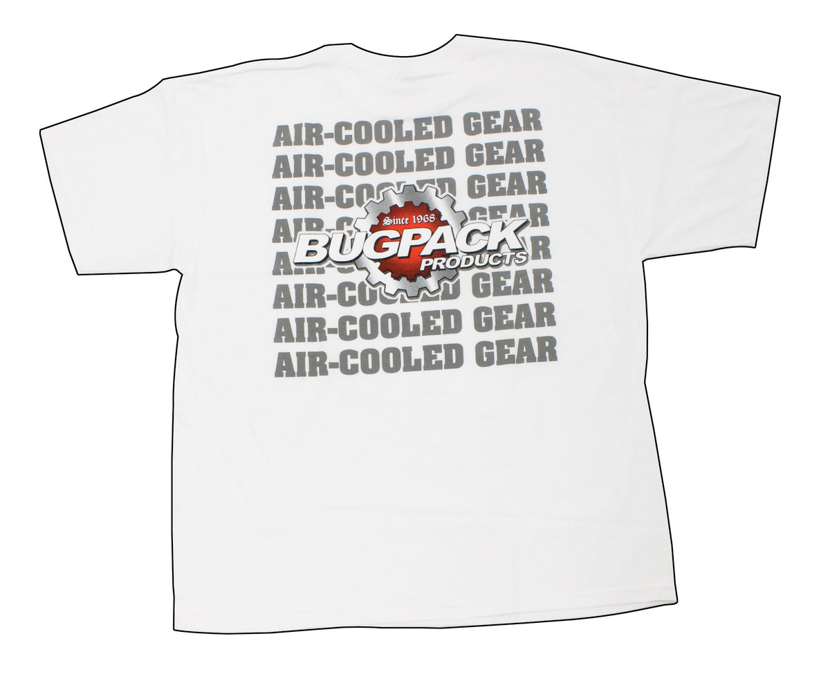 BUGPACK Logo, X Large (White) – PMB Performance