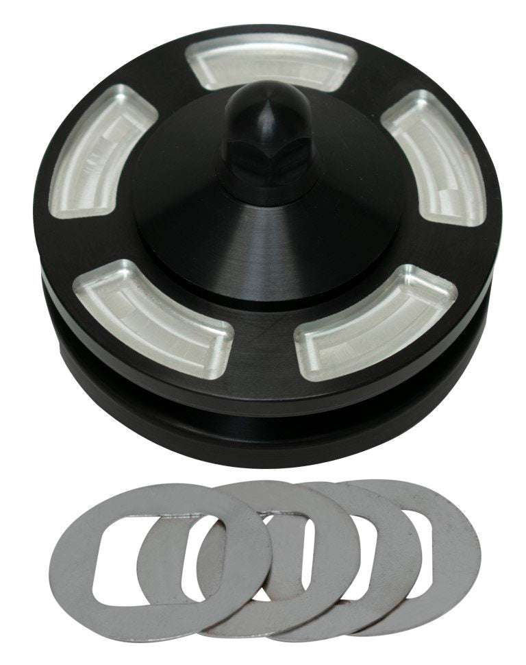 VW Bug Crank EMPI BLACK BILLET 12V ALTERNATOR / GENERATOR PULLEY KIT VW ...