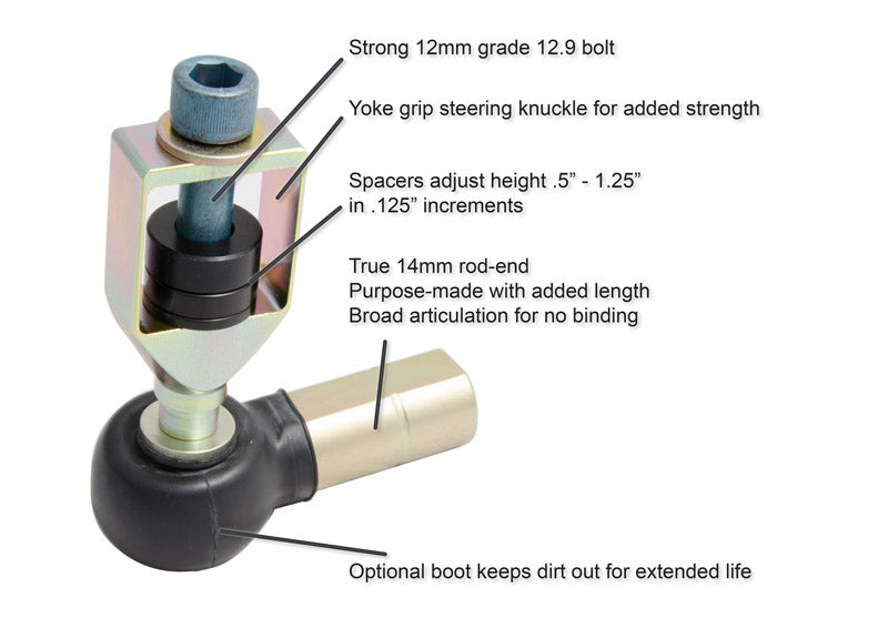 Bolt-On Adjustable Bump Steer Kit – PMB Performance