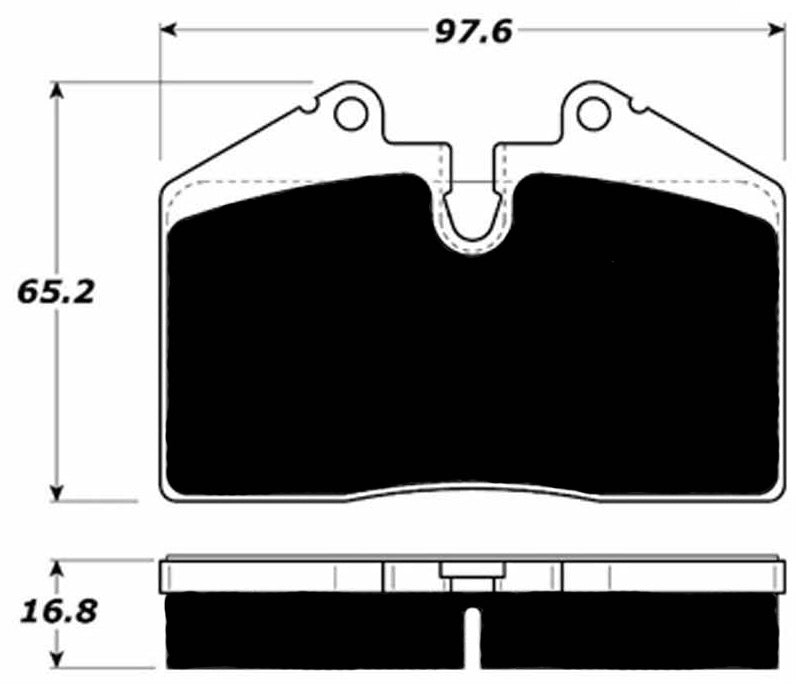 Porterfield R4-S Pads for Porsche 930 Turbo and Turbo Look (M491) Fron ...