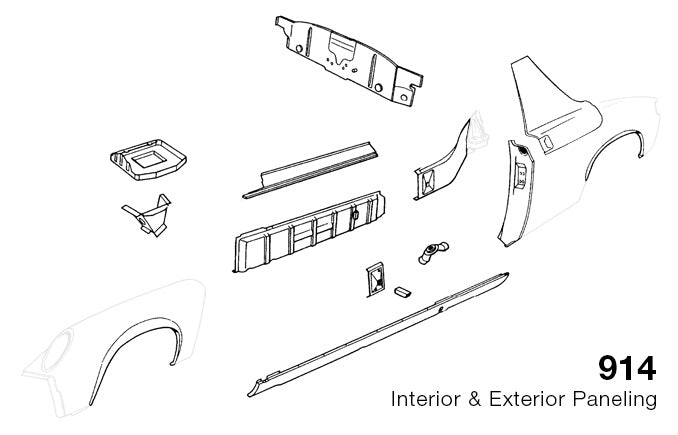 Outer Rocker Panel, Right for Porsche 914/914-6 (1970-76) – PMB Performance